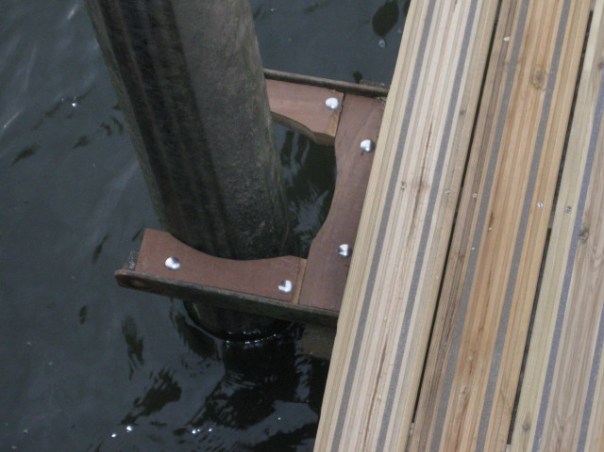 Replacement of timber components to a floating pontoon | Carpentry ...