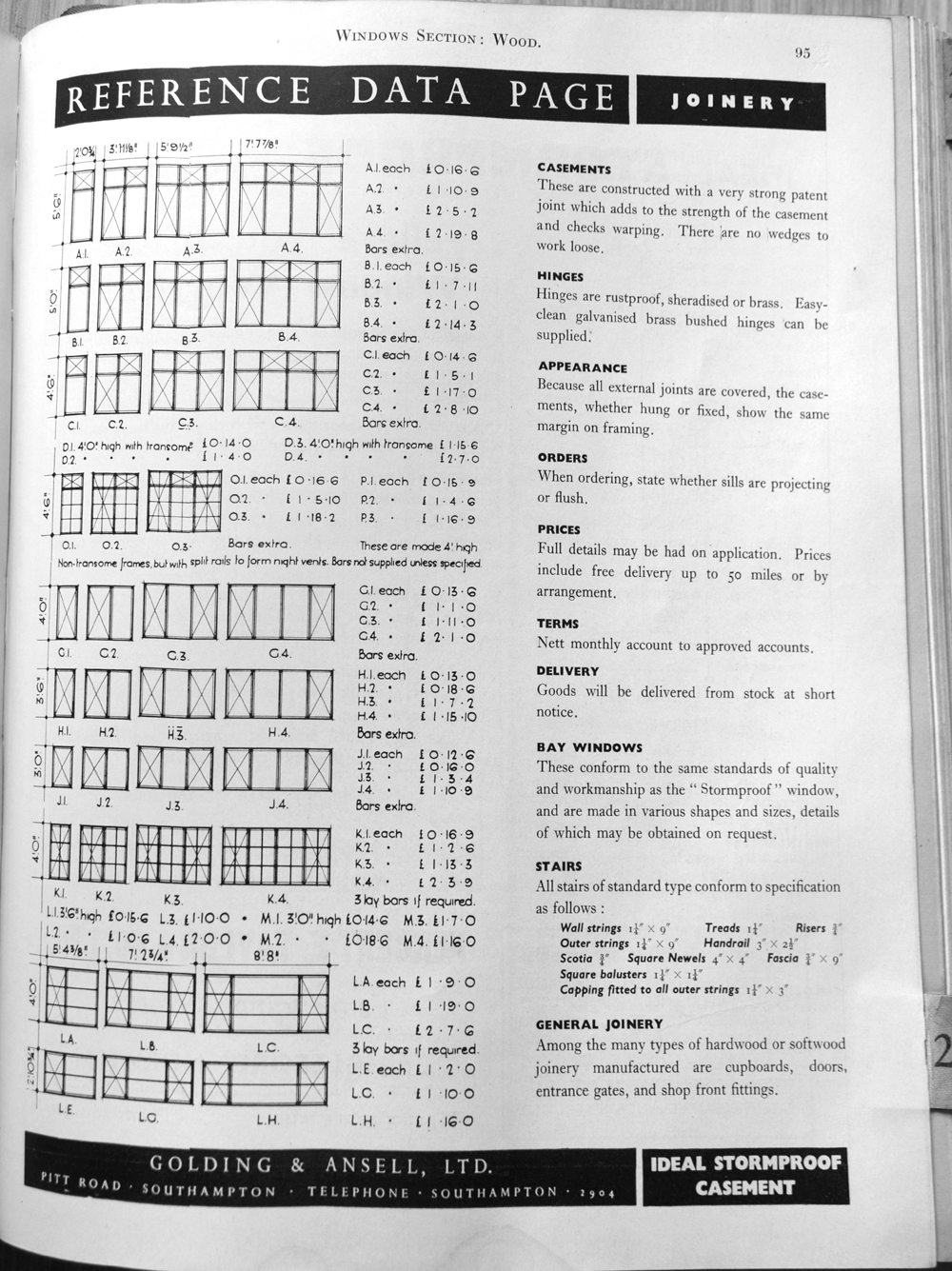 Carpenter’s reference: Architects standard catalogue | Carpentry ...